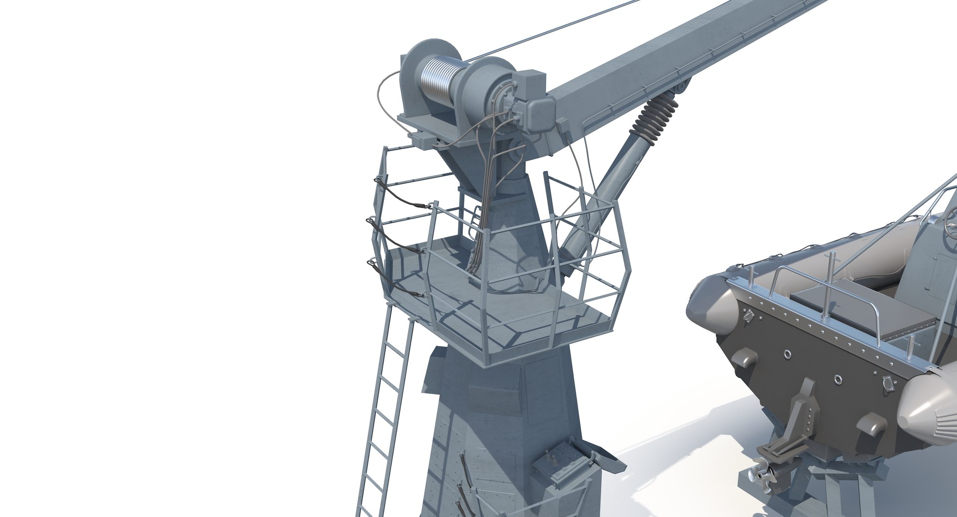 3d Standard Rhib Davit