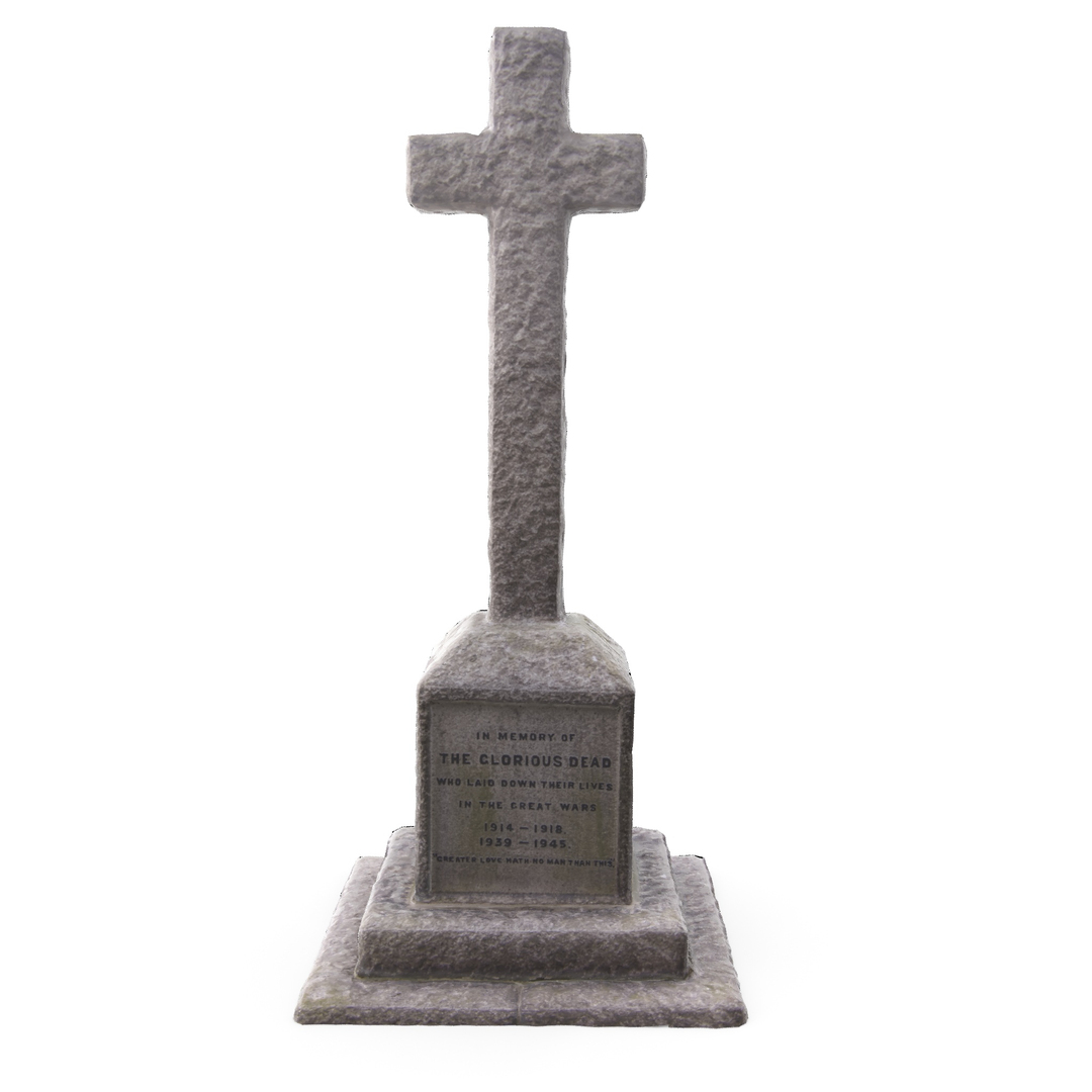 Stone war cross 3D model - TurboSquid 1405748