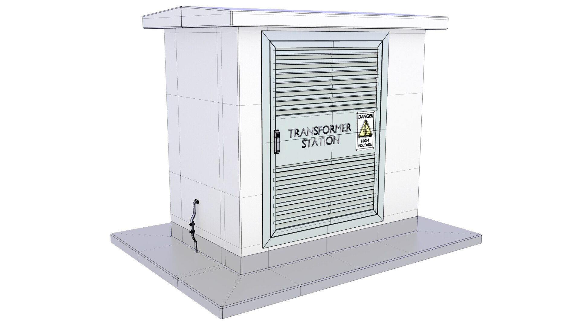 3D MV LV Compact Power Transformer Substation 33 Model - TurboSquid 2395695