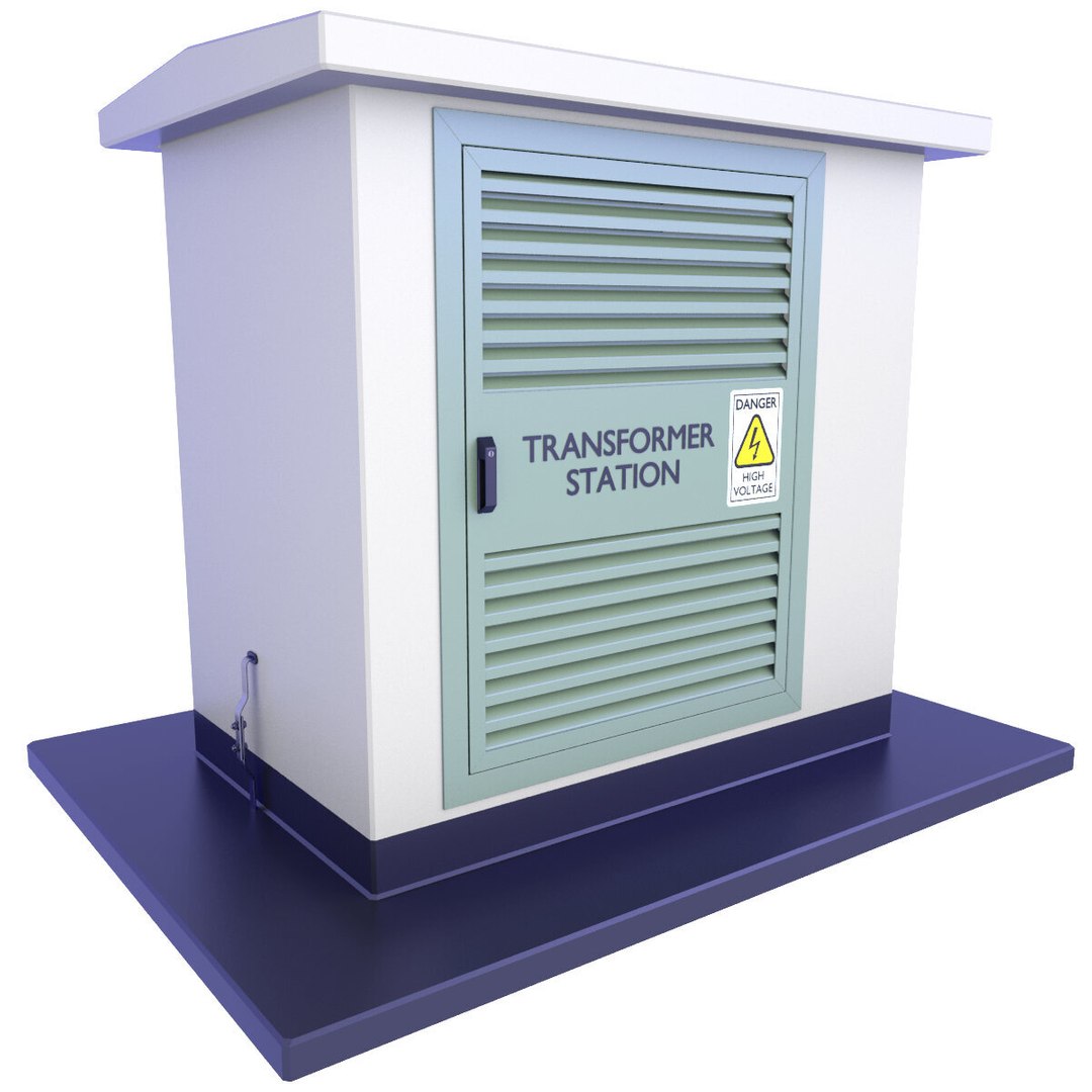 3D MV LV Compact Power Transformer Substation 33 Model - TurboSquid 2395695
