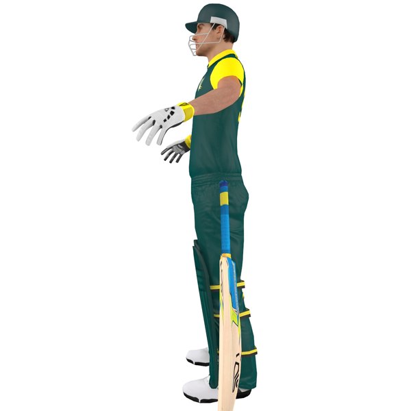 Cricket player 3D model - TurboSquid 1286207