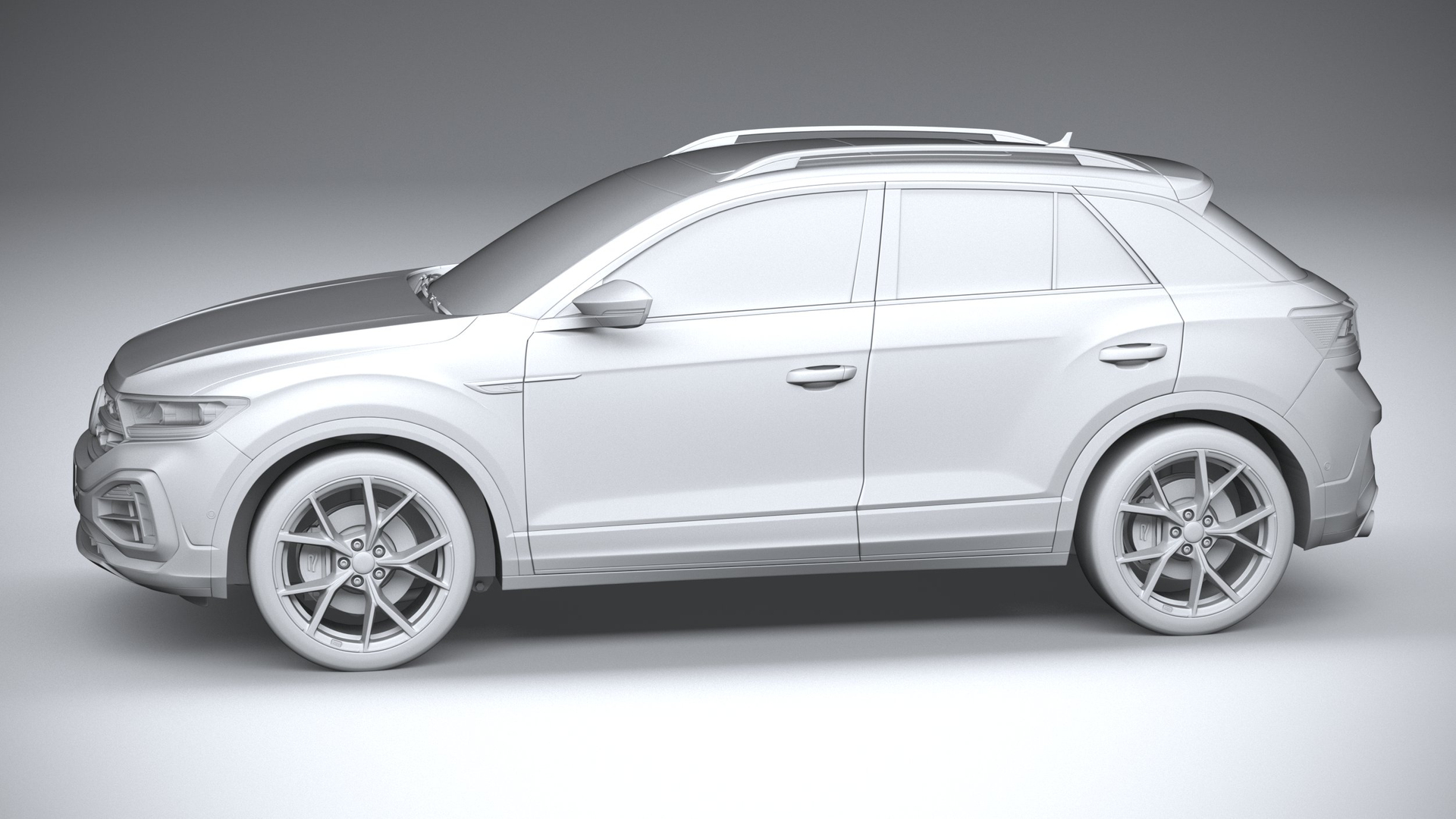 3D Volkswagen T-Roc R 2022 model - TurboSquid 1851195