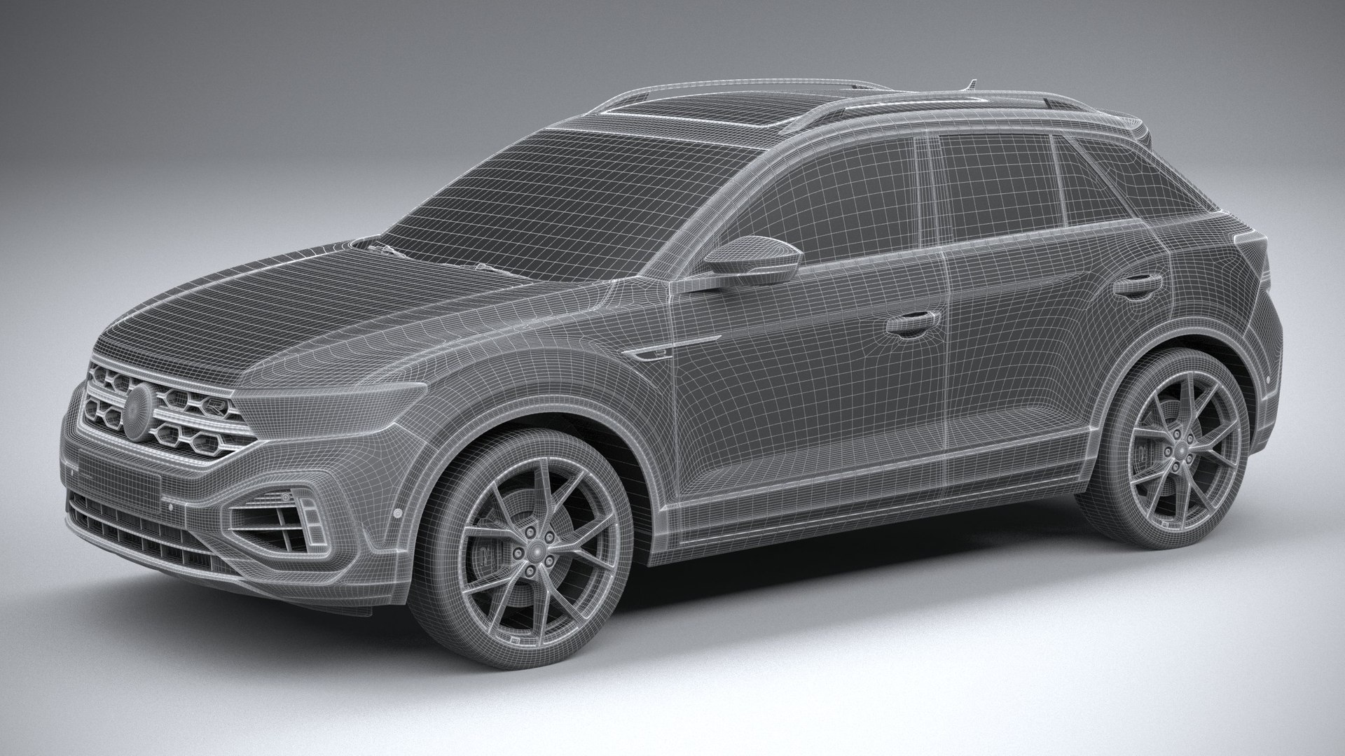 3D Volkswagen T-Roc R 2022 Model - TurboSquid 1851195