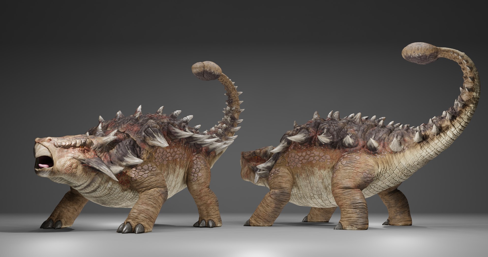 3D Ankylosaurus Model - TurboSquid 2182118