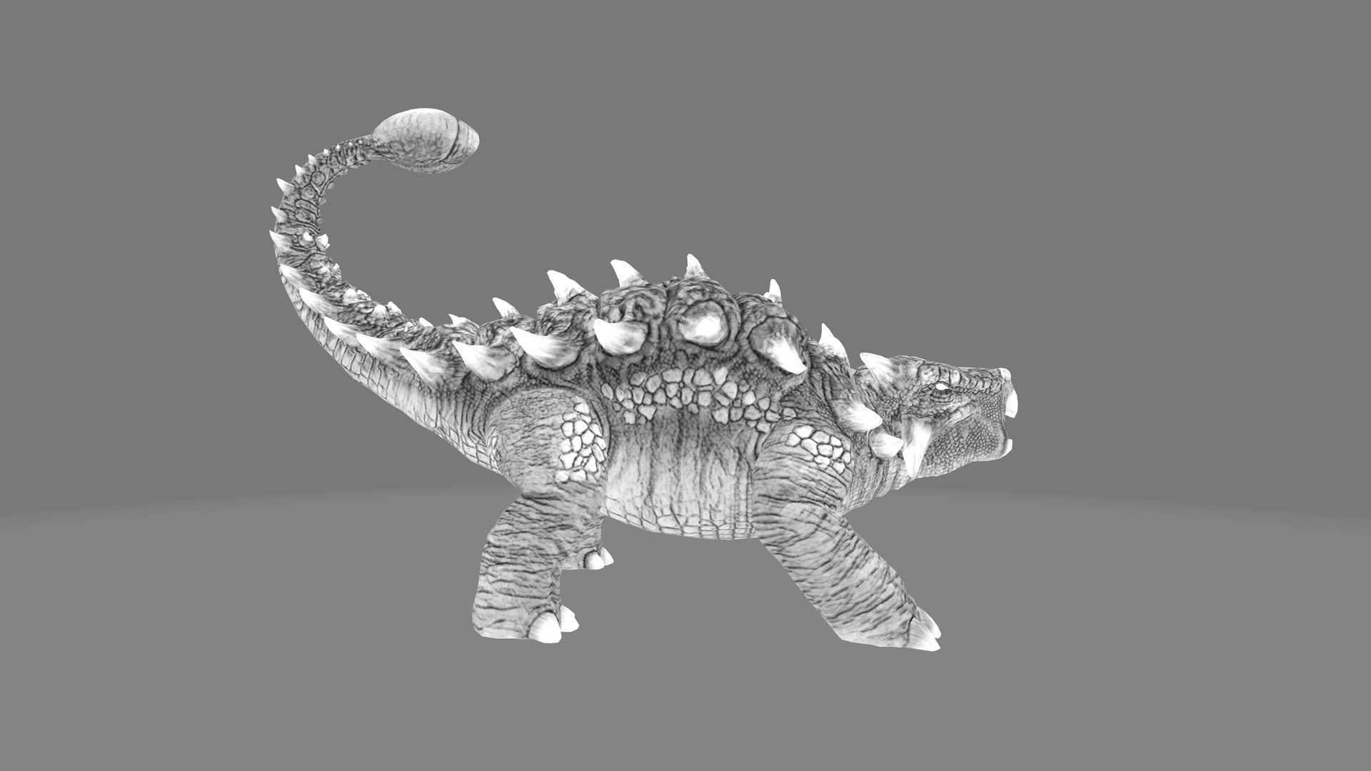 3D Ankylosaurus Model - TurboSquid 2182118