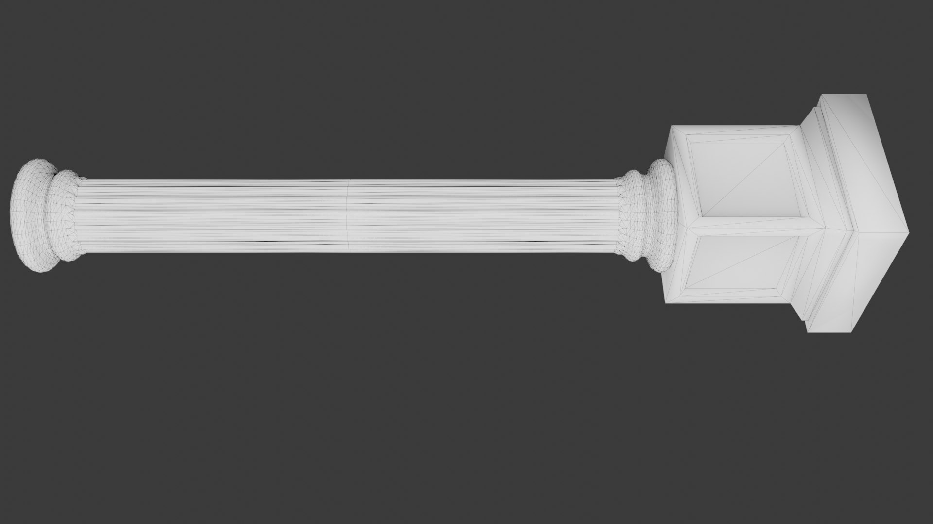 Columns With Moss Model - TurboSquid 2308846