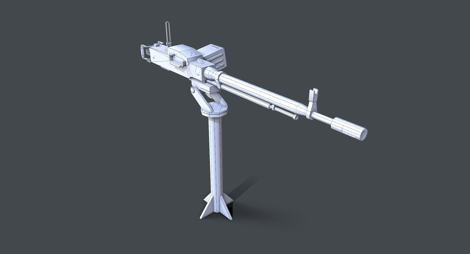 3D Ready Dshk Machine Gun - TurboSquid 1460061