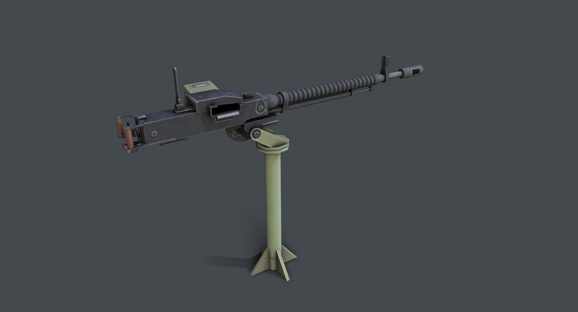 3D Ready Dshk Machine Gun - TurboSquid 1460061