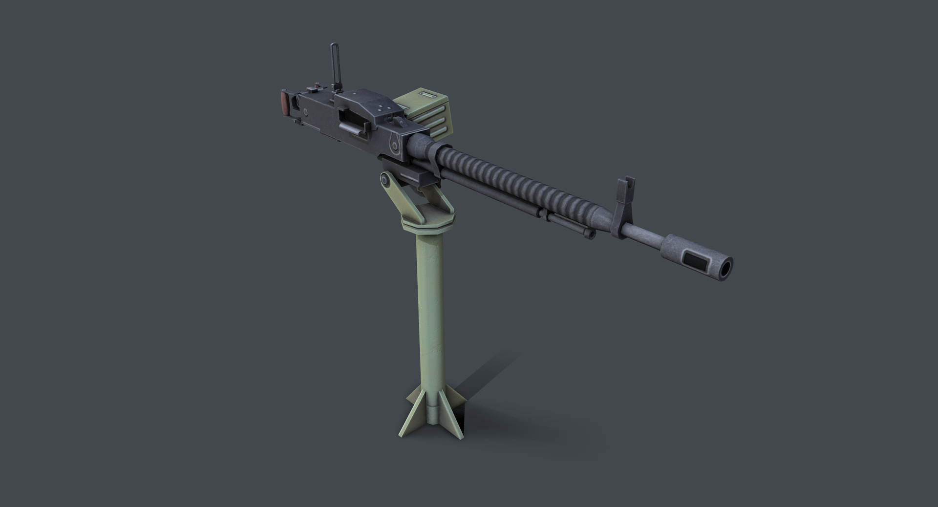 3D Ready Dshk Machine Gun - TurboSquid 1460061