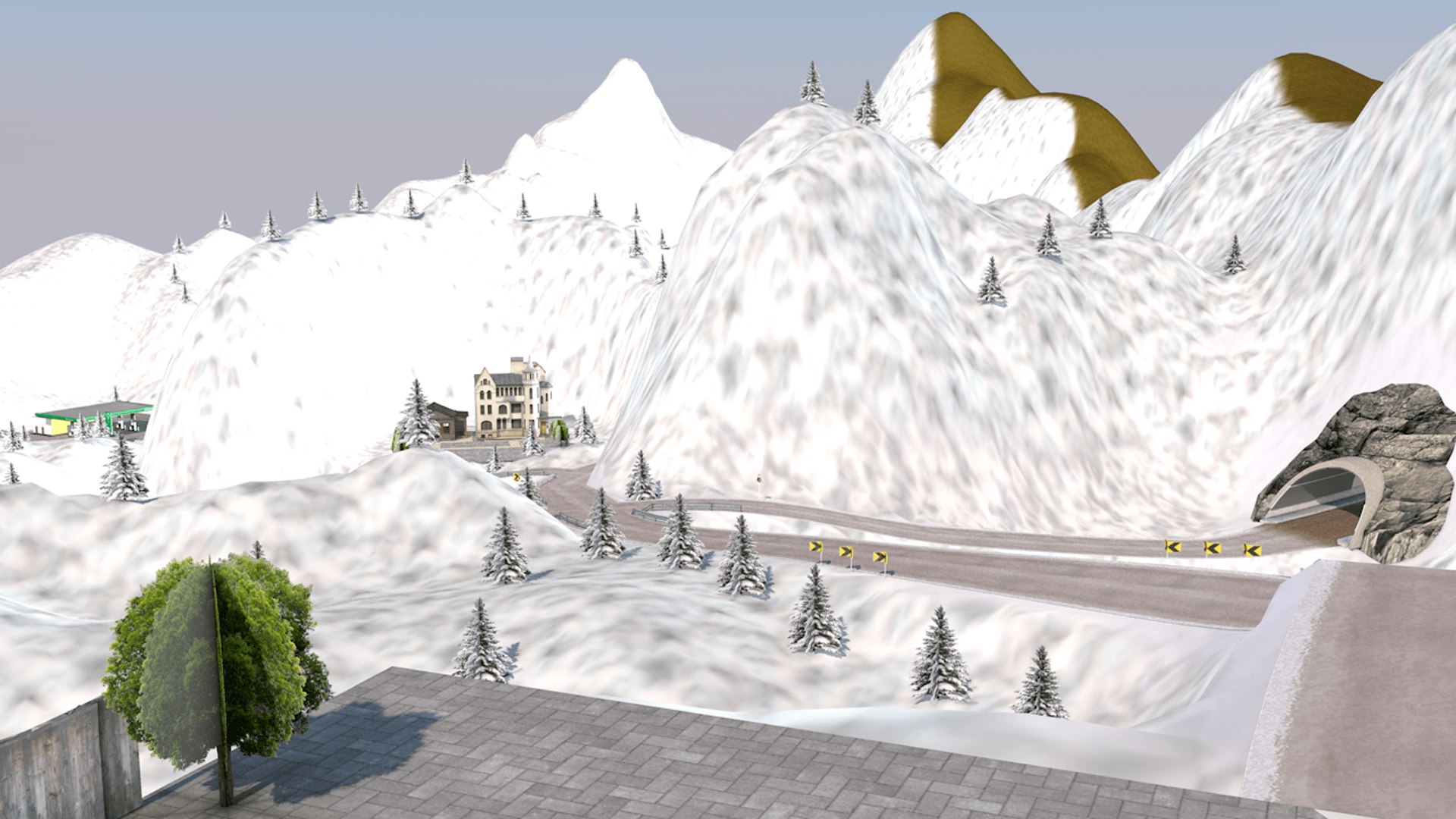 3D Low Poly Bus Environment - TurboSquid 1716699