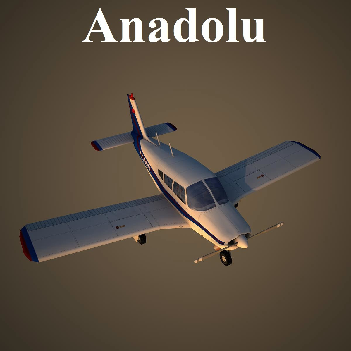 3d model piper cherokee