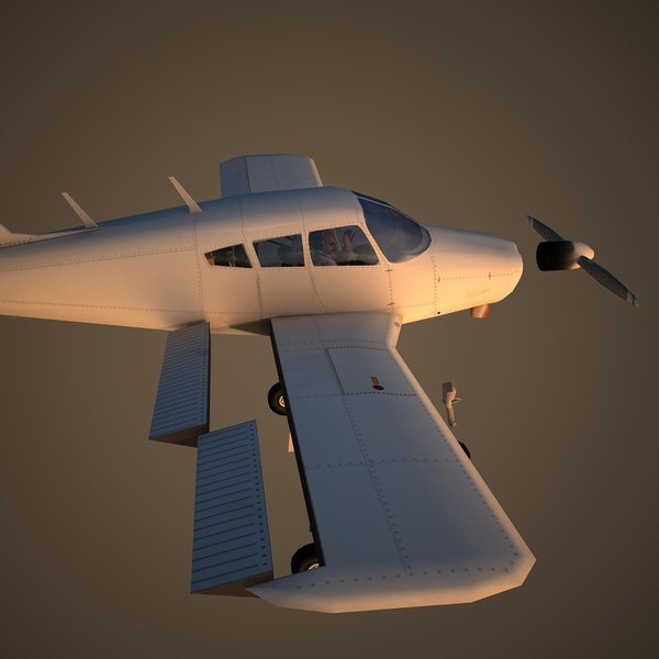 3d model piper cherokee