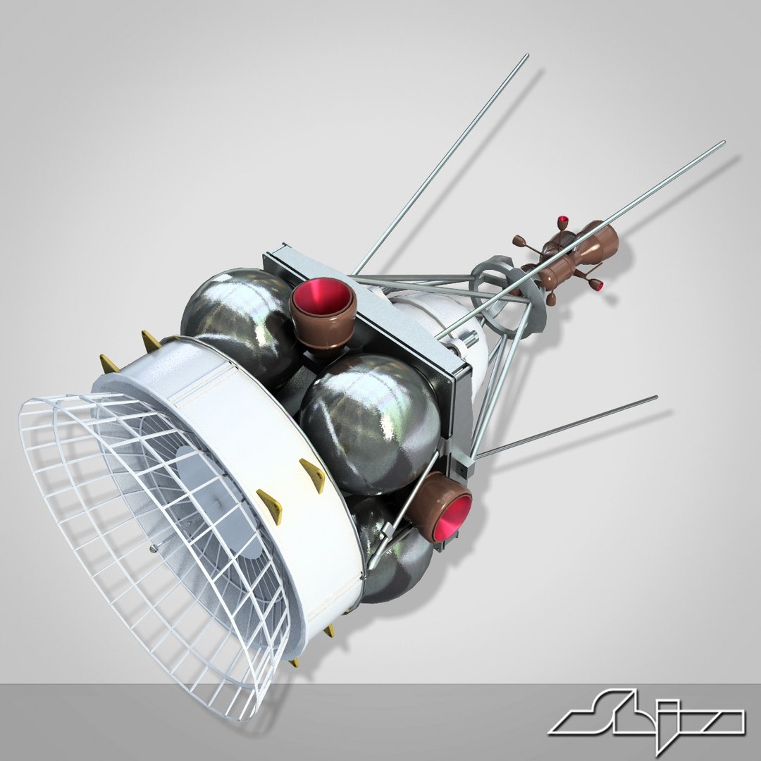 space satellite 4 3d max