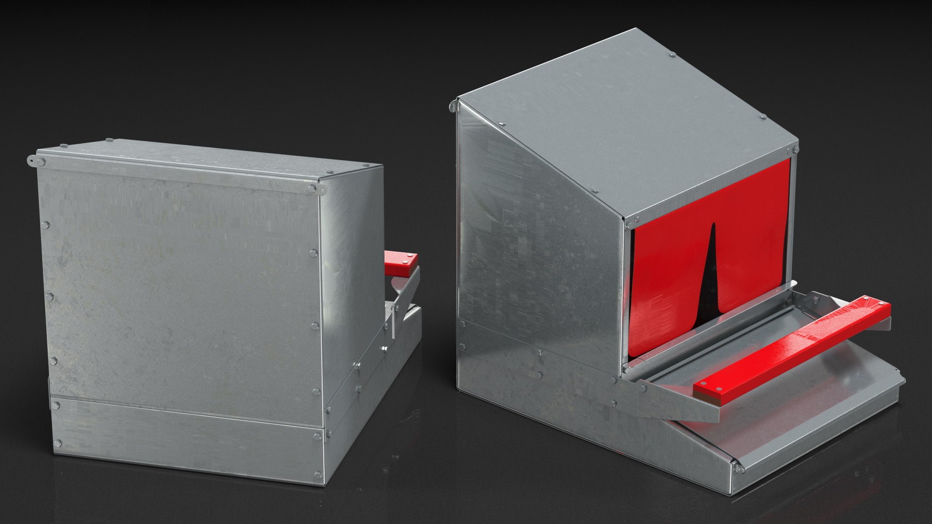 3D model Small Reversible Rollaway Nest Box - TurboSquid 1830840