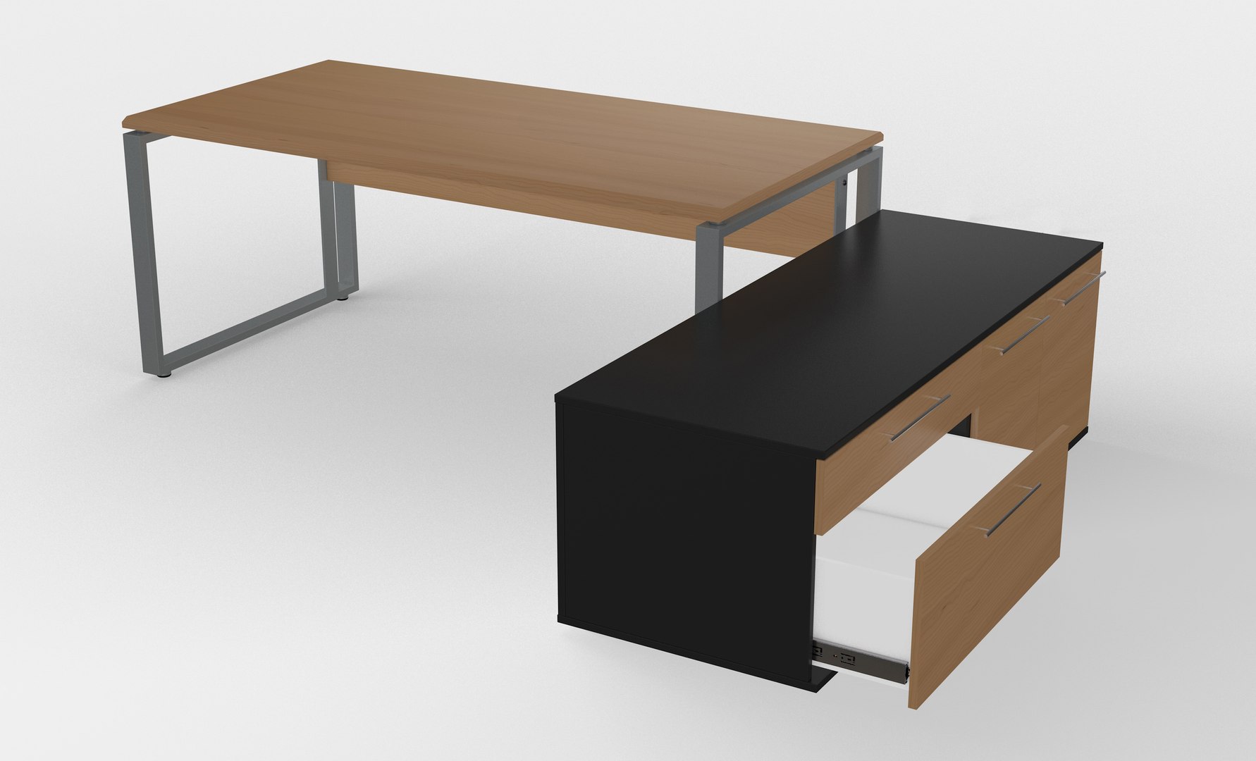 Office Tables Collection 3D Model - TurboSquid 2222723