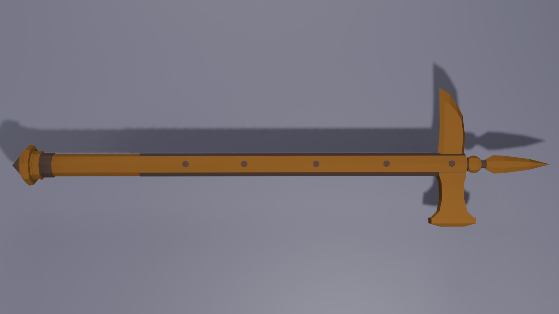 3D Model Low Poly War Hammer - TurboSquid 2245986