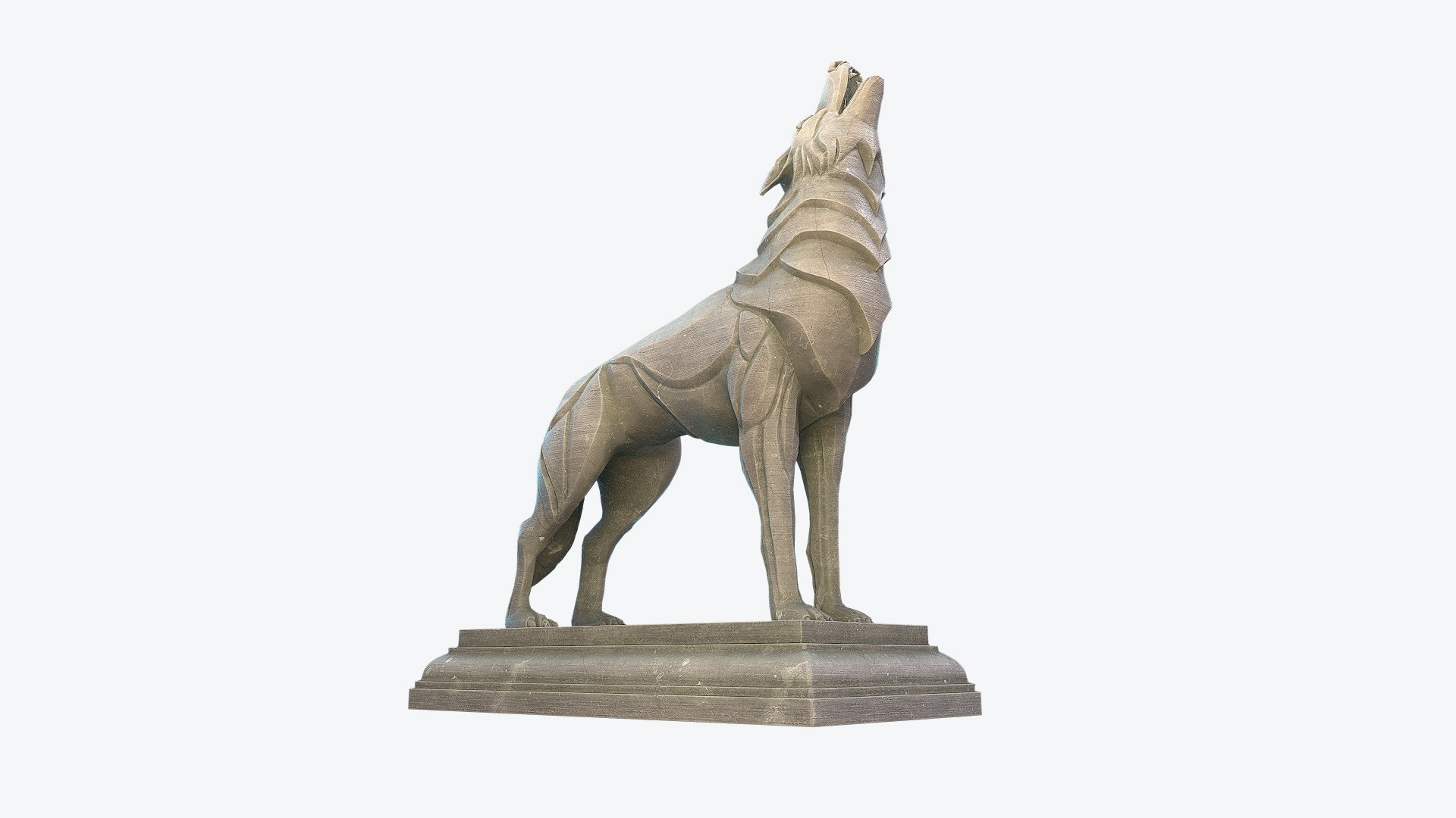 Howling Wolf 3D model - TurboSquid 2158488