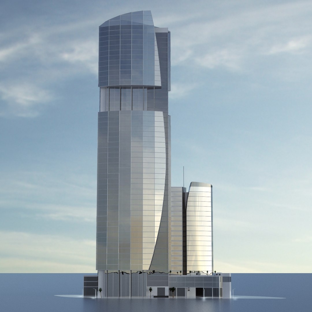 3d Dubai Towers - Building Model