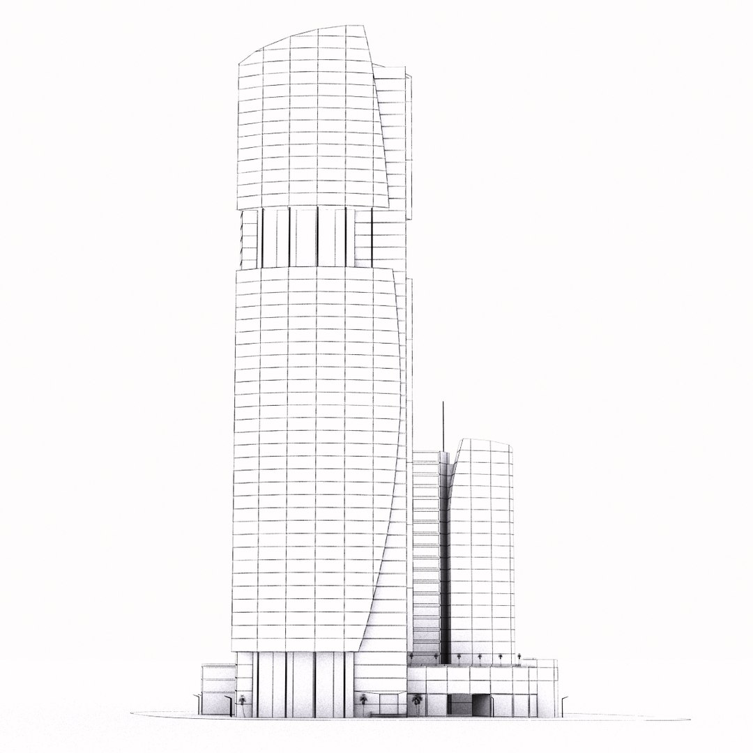 3d Dubai Towers - Building Model