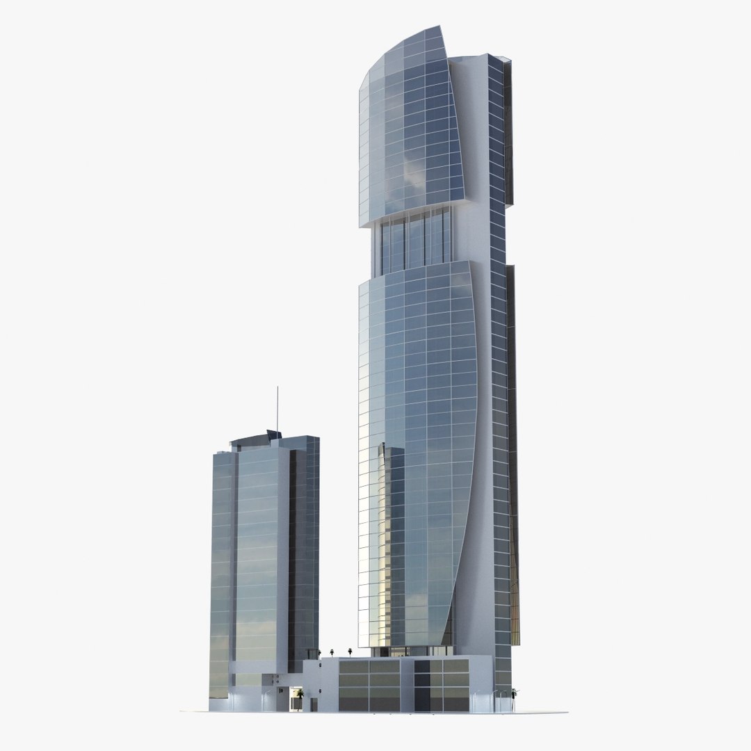 3d dubai towers - building model