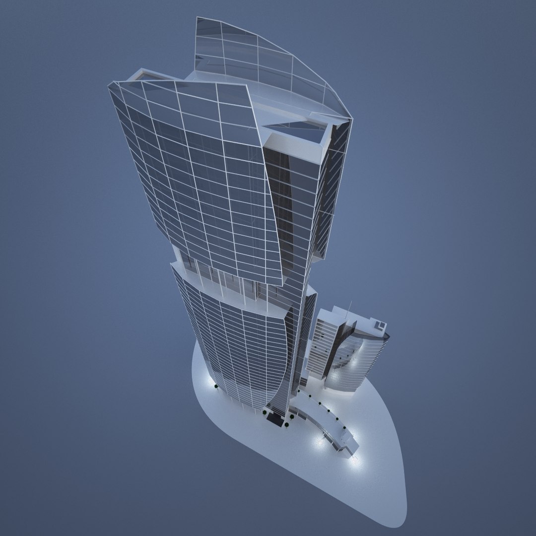 3d Dubai Towers - Building Model