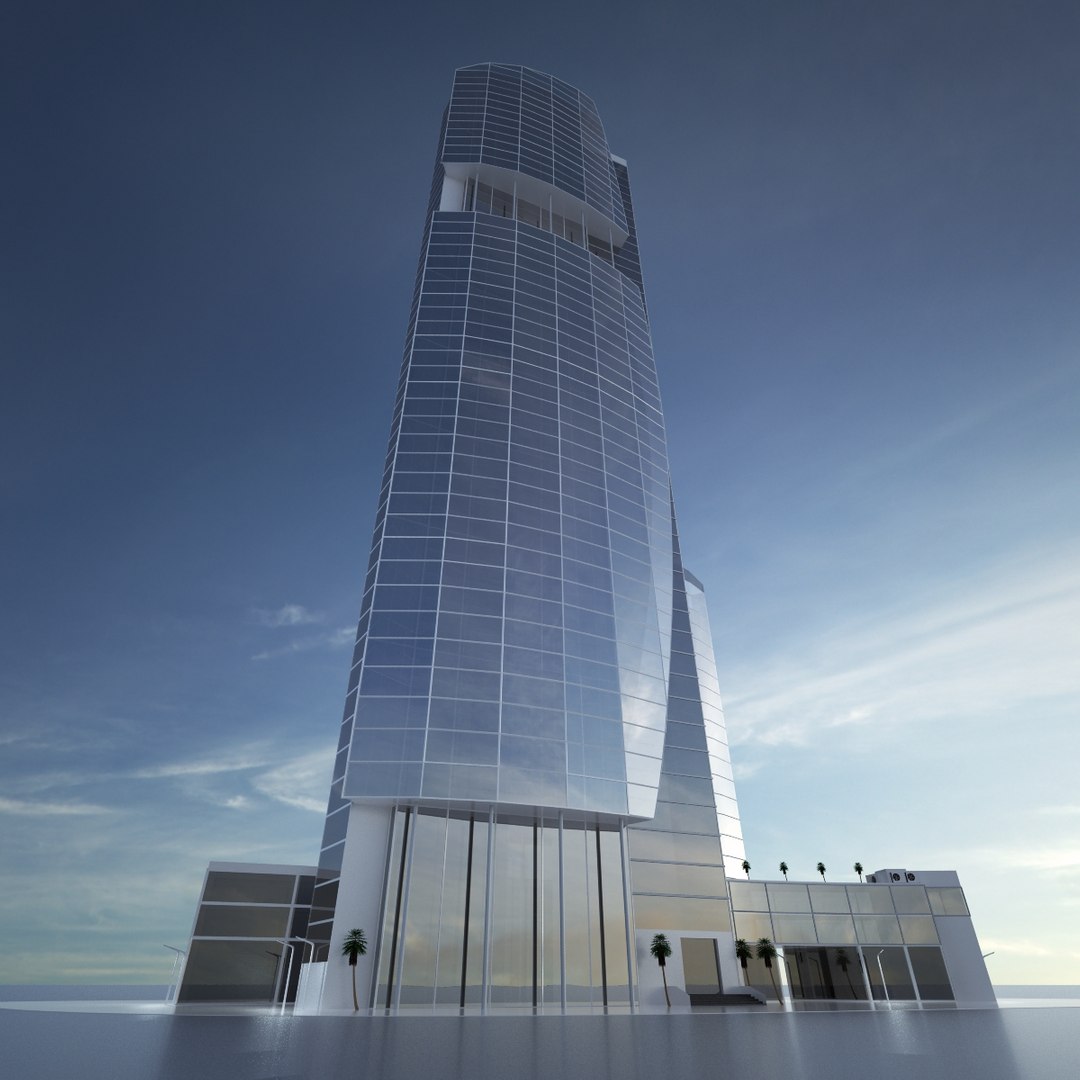 3d Dubai Towers - Building Model