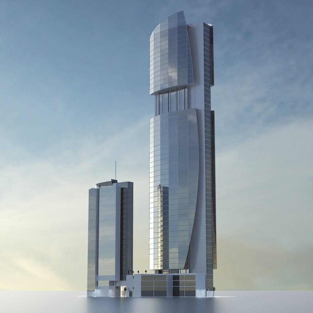 3d Dubai Towers - Building Model
