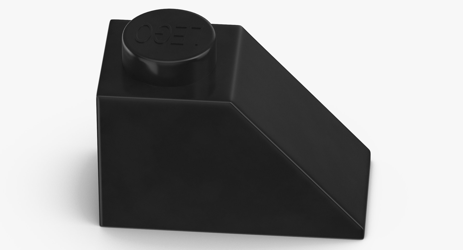 Lego Brick 2x1 Slope 3D Model - TurboSquid 1409413