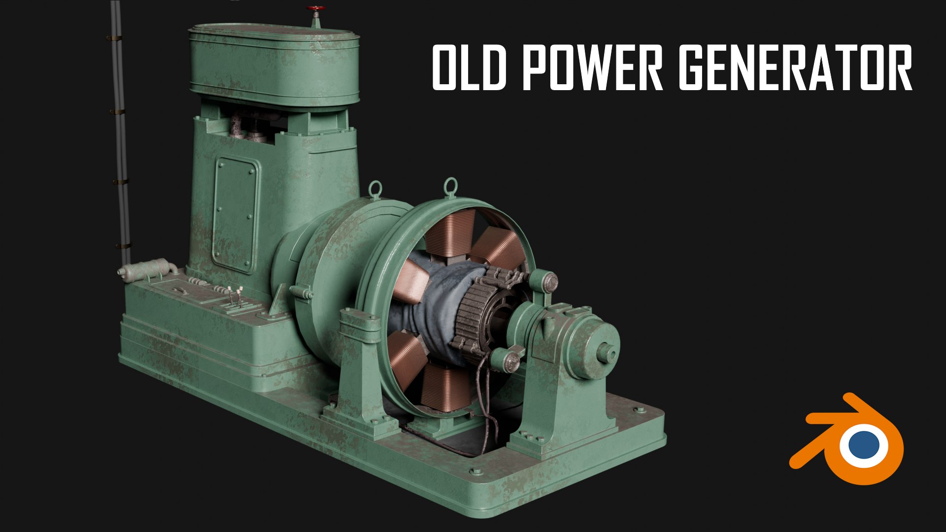 Old Electric Power Generator 3D Model - TurboSquid 2330881