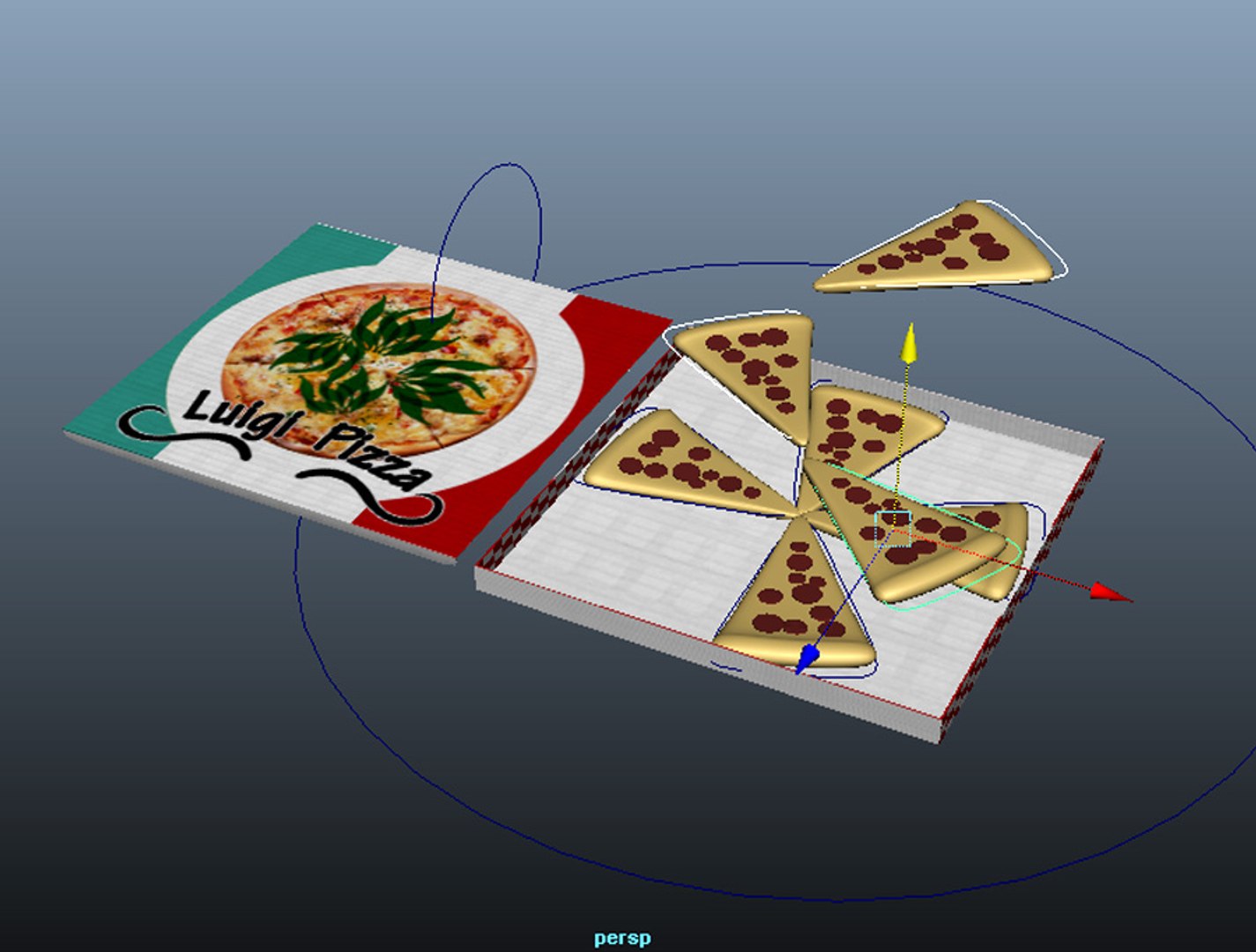 Pizza 3d Model
