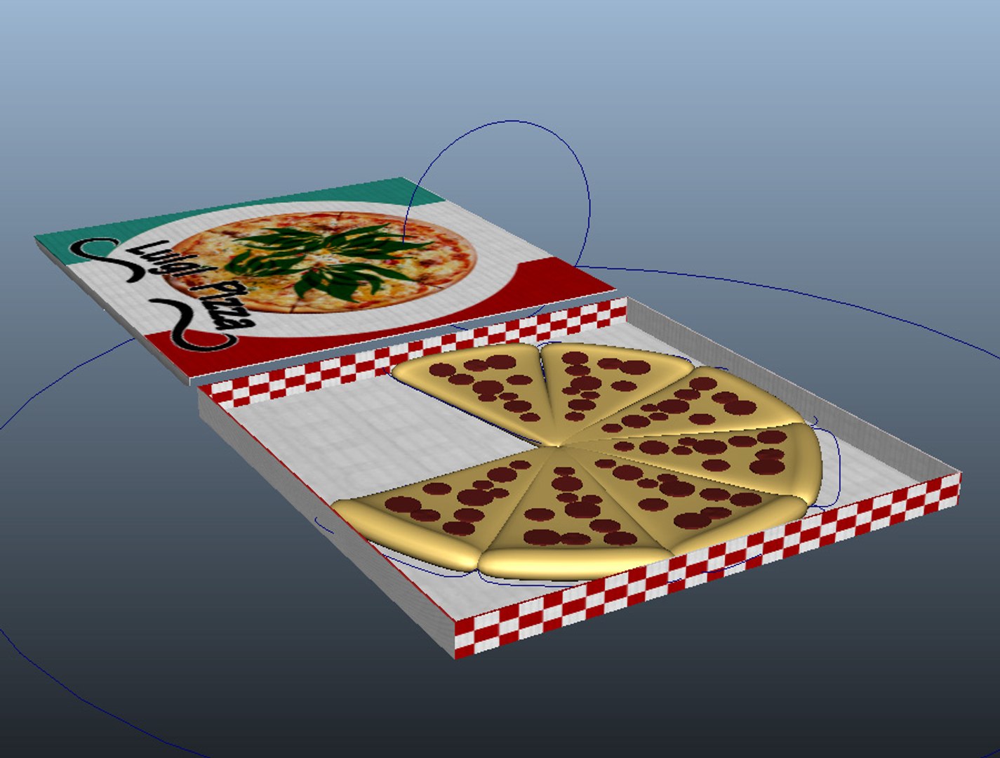 Pizza 3d Model