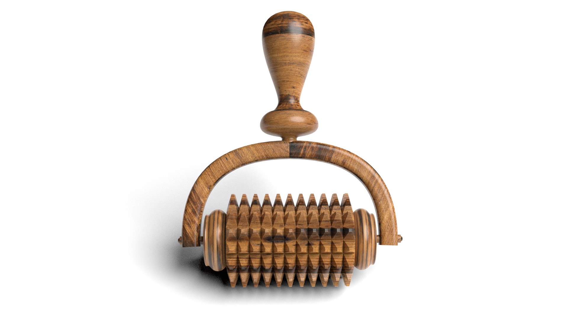 Wooden Acupressure Roller Massager 3D Model - TurboSquid 1822998