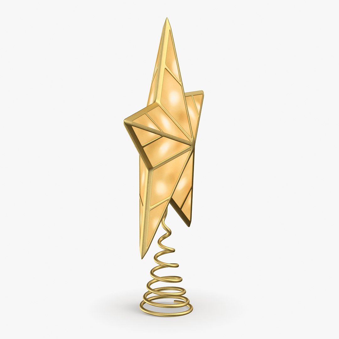 3D Star Topper Tree Model - TurboSquid 1466386