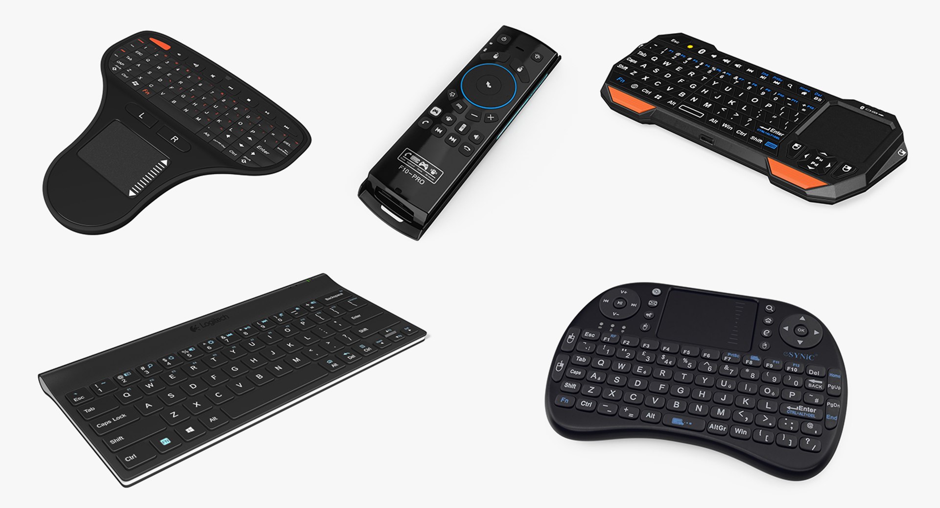 Portable mini keyboards 3D - TurboSquid 1230197