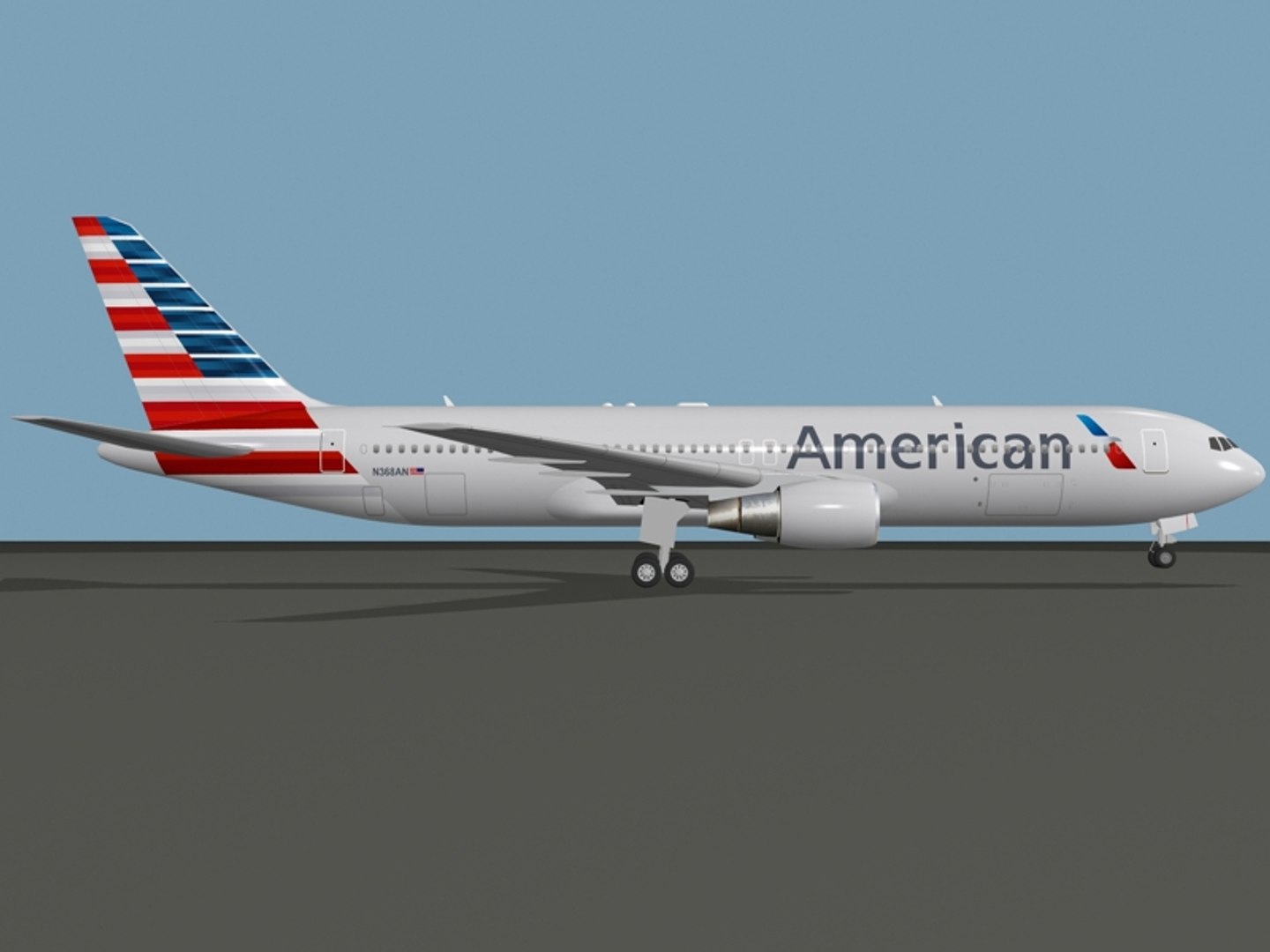 Max Boeing 767-300 Er American