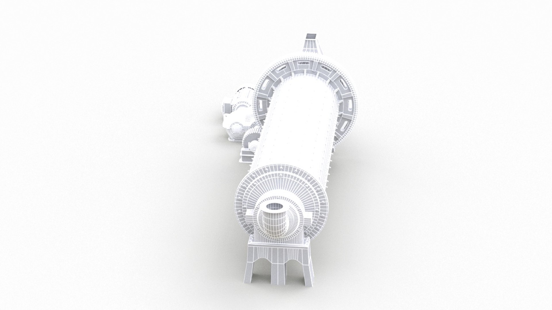 Ball Mill 3D - TurboSquid 2265860