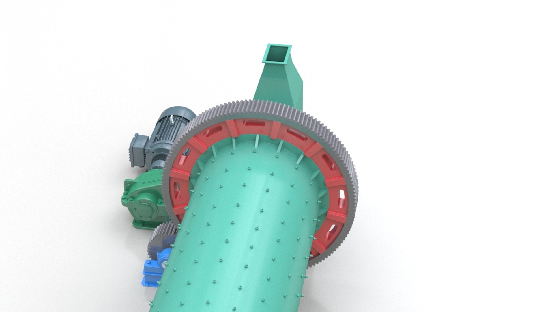 Ball Mill 3D - TurboSquid 2265860