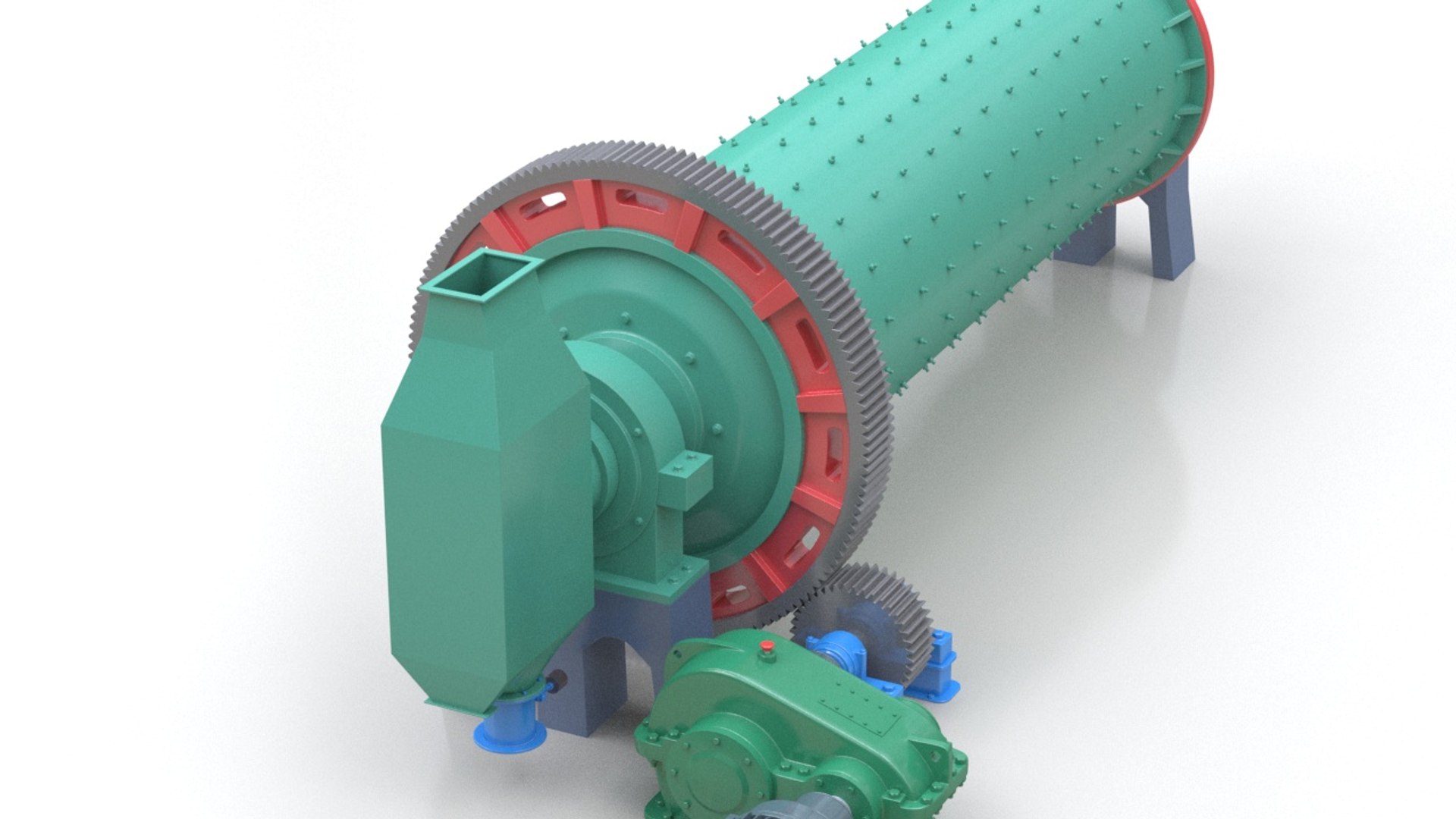 Ball Mill 3D - TurboSquid 2265860
