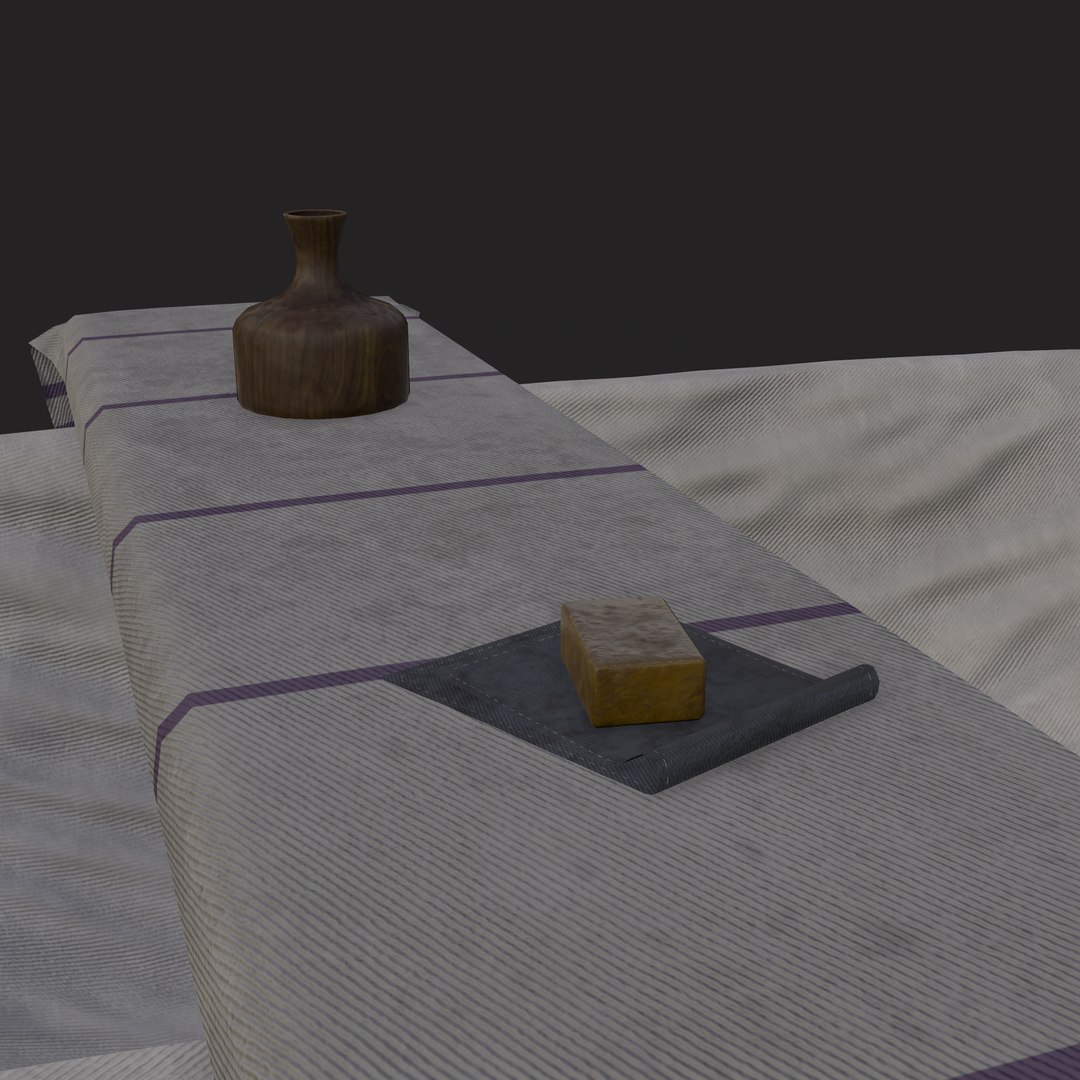 Medieval Bath Tub Scene 3D - TurboSquid 1908904