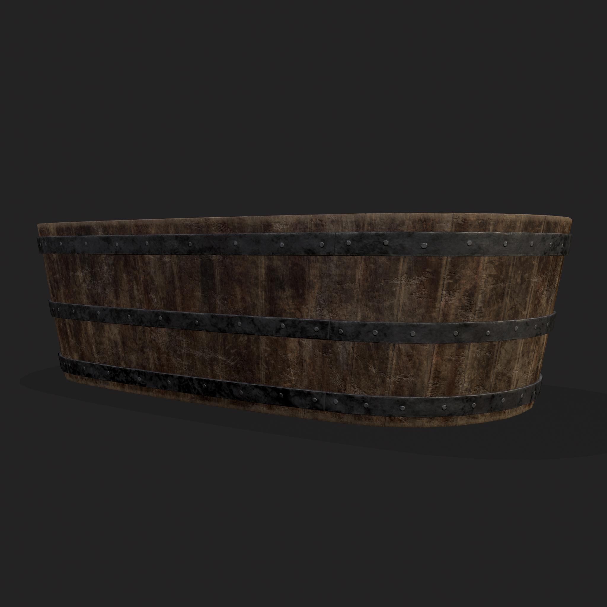 Medieval Bath Tub Scene 3D - TurboSquid 1908904