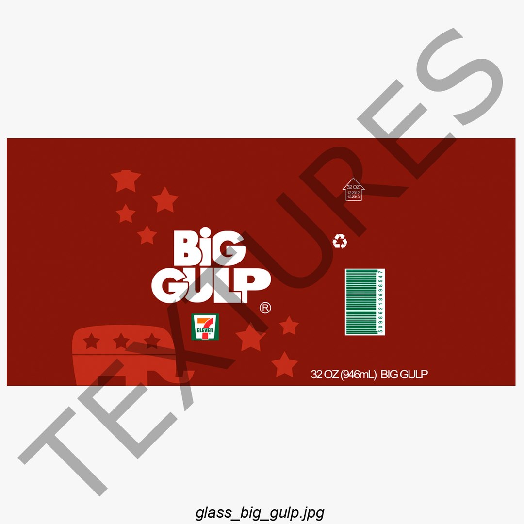 3d big gulp model