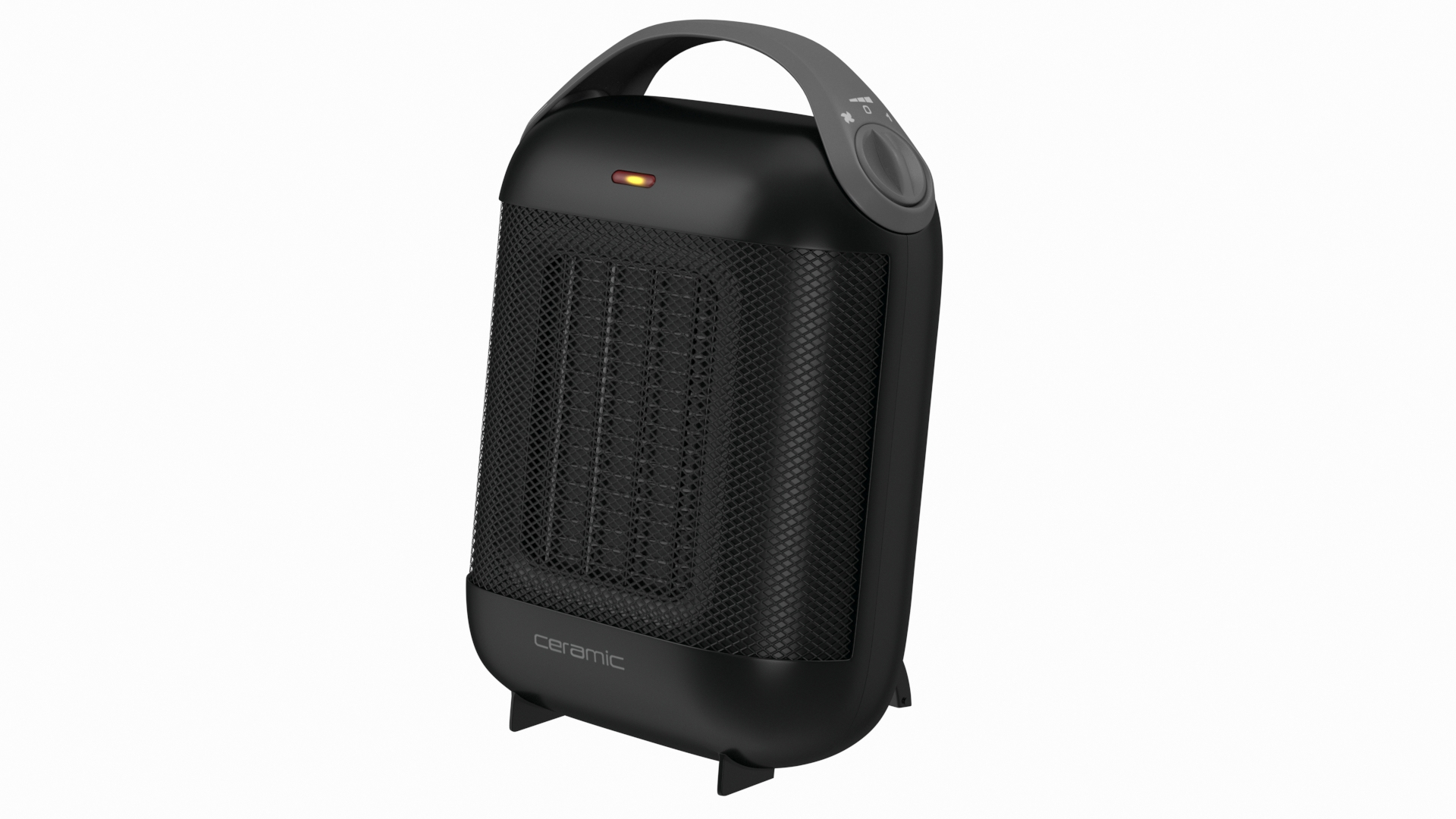 Compact Ceramic Heater Black 3D Model - TurboSquid 1646317