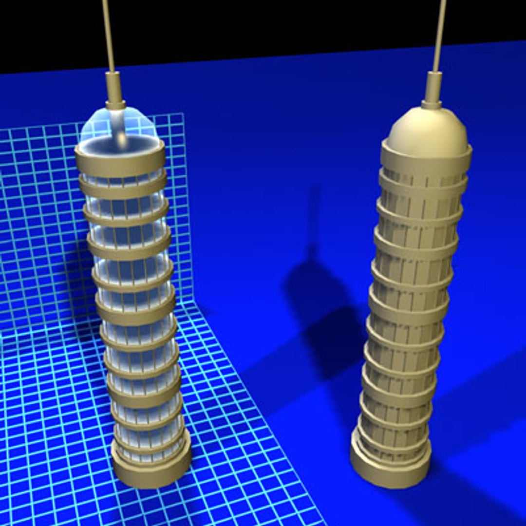 glass dome tower 080307 3d model