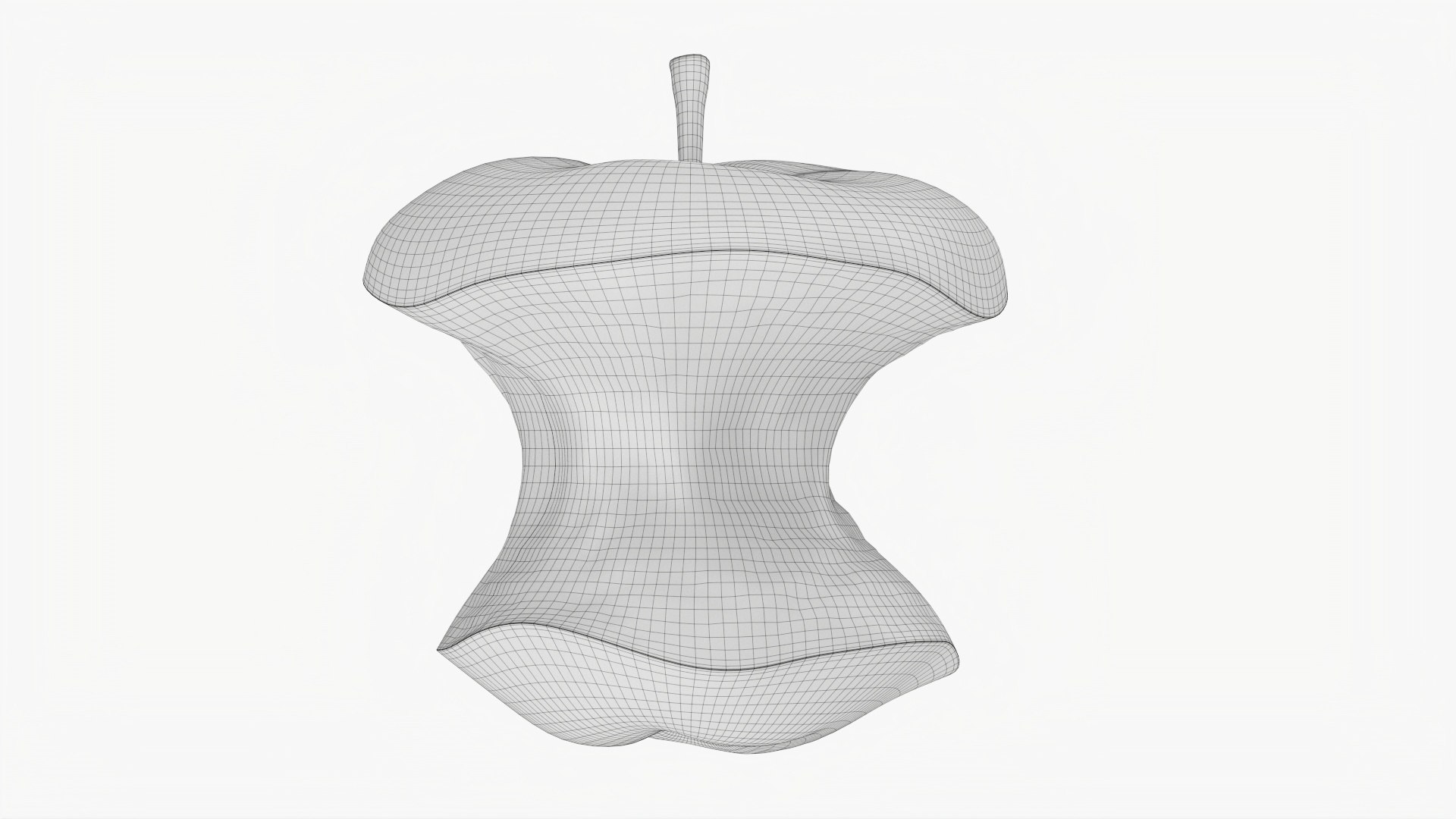 Bitten Apple Green 3D Model - TurboSquid 1770396