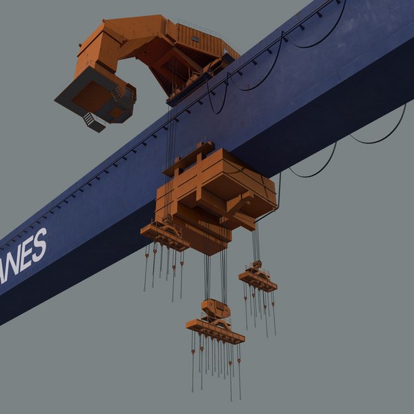 Real-time goliath gantry crane 3D - TurboSquid 1601280