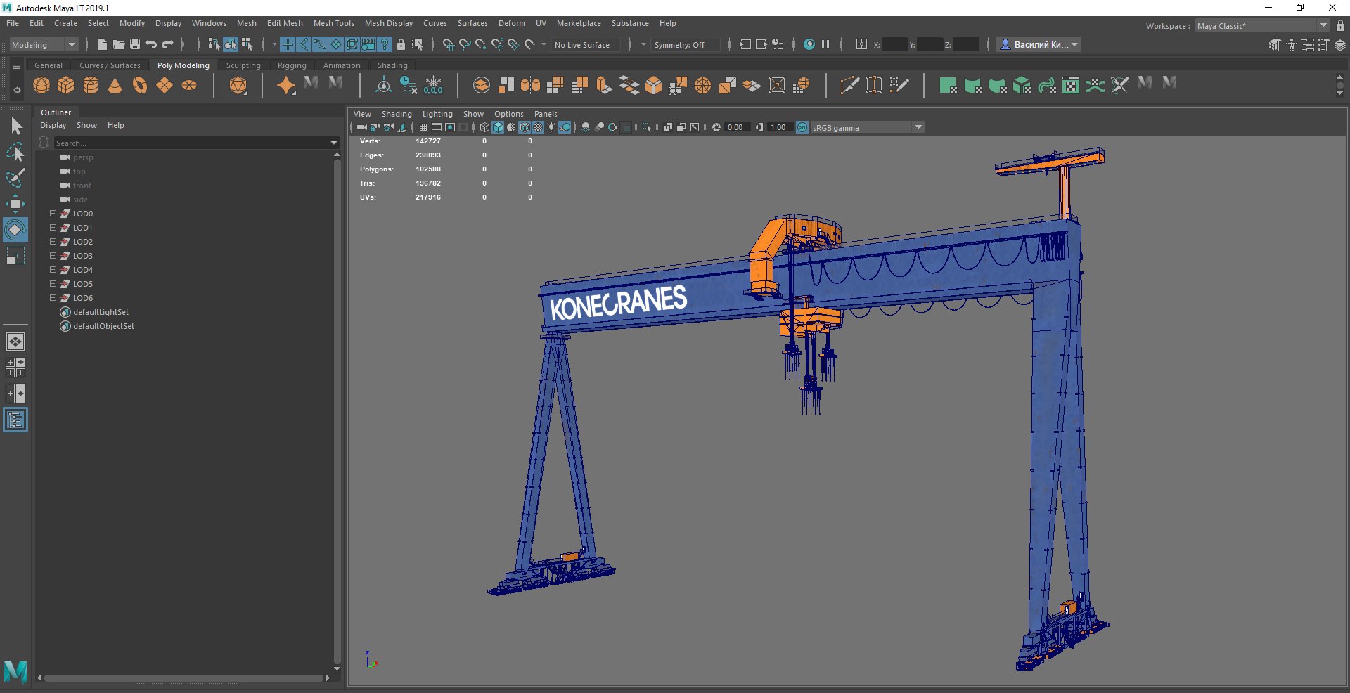 Real-time Goliath Gantry Crane 3D - TurboSquid 1601280