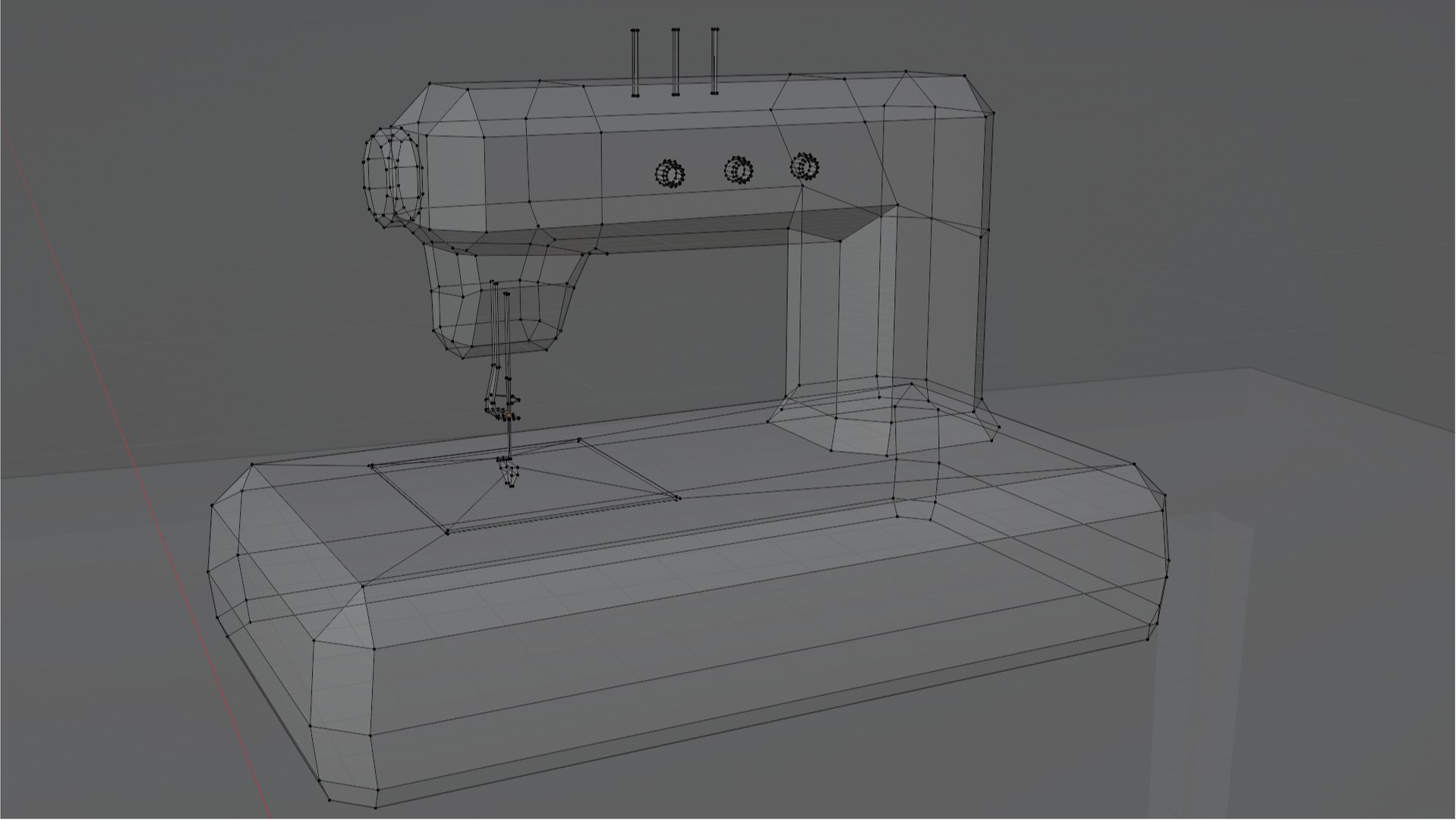 Sewing Machine 3D Model - TurboSquid 2091585