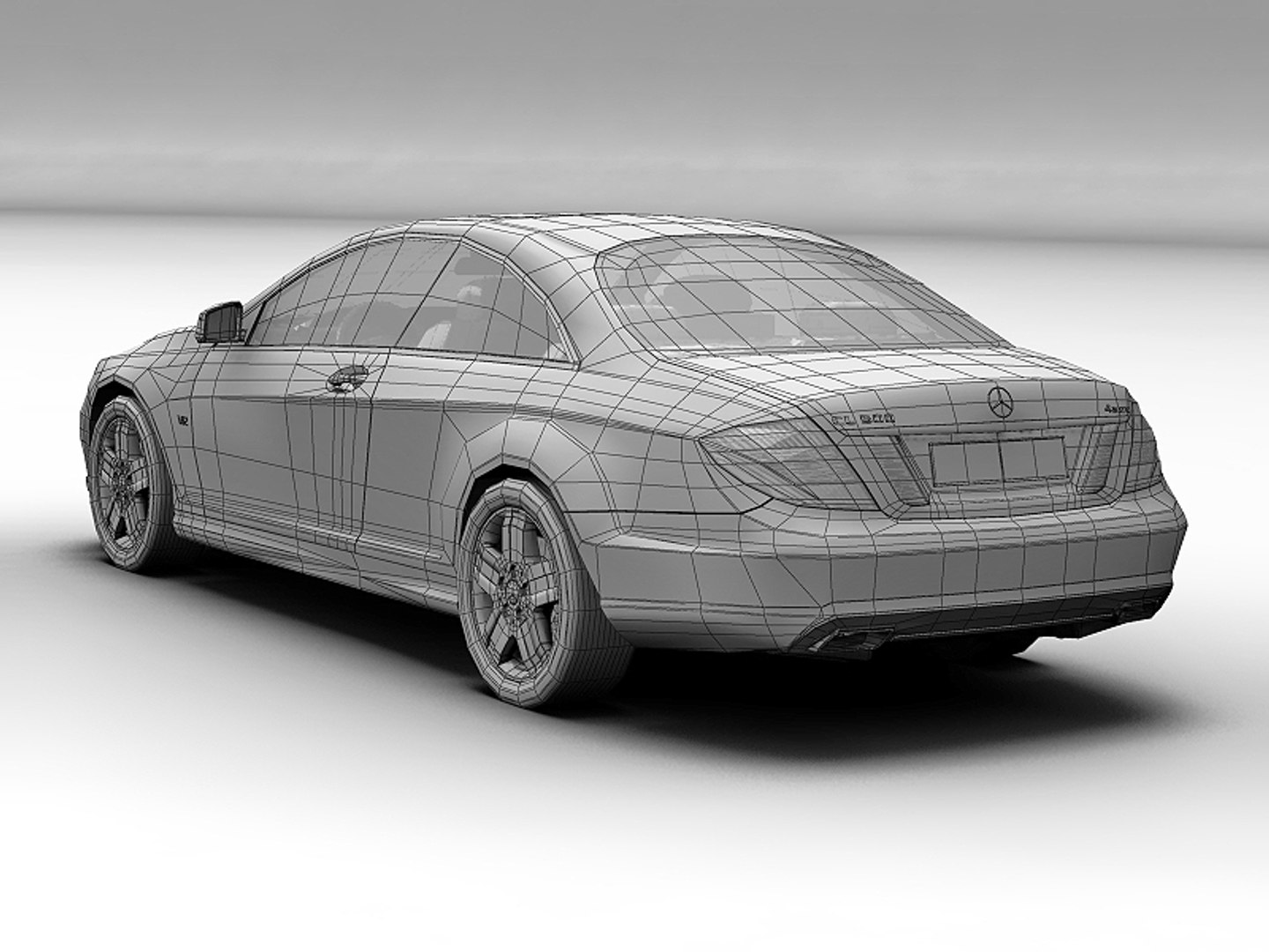 Mercedes Benz Cl 3d Model