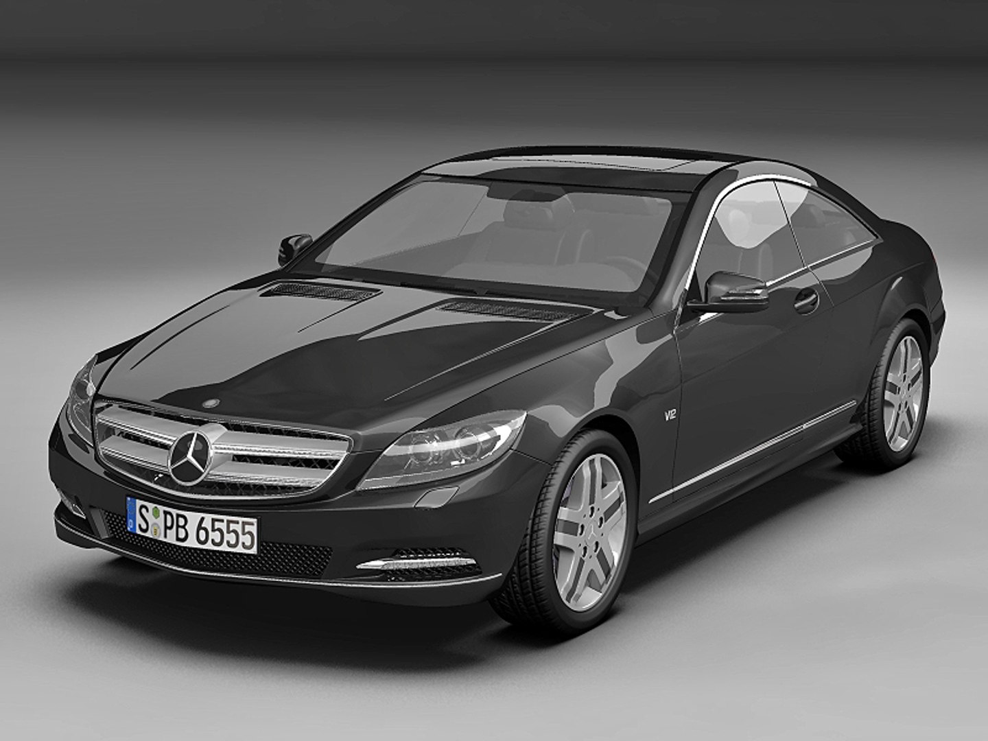 Mercedes Benz Cl 3d Model
