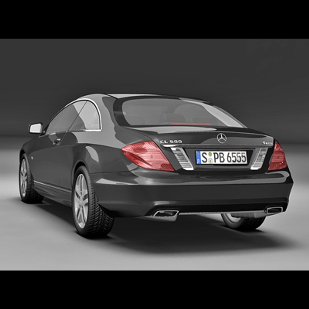 Mercedes Benz Cl 3d Model